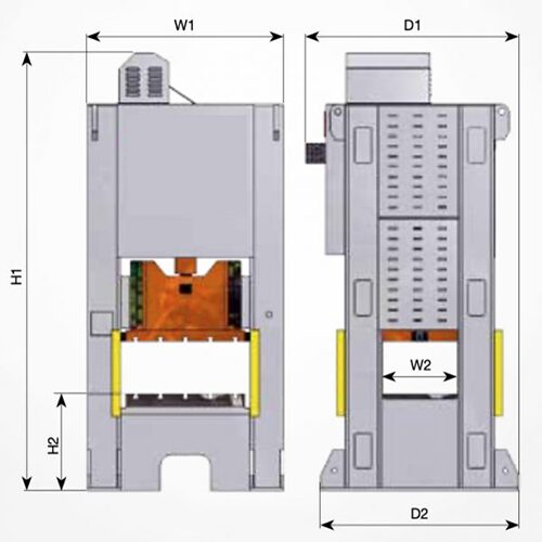 TWPCPMF Series Mechanical Presses Heavy Industrial Applications